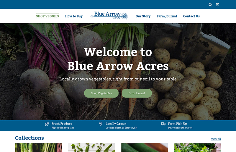 Blue Arrow Acres - Garden